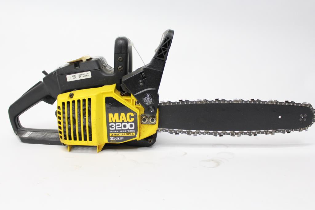 Mac 3200 Chainsaw Property Room