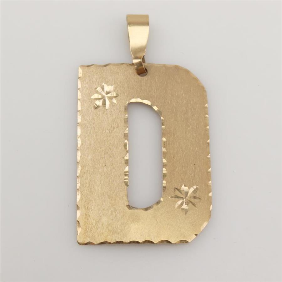 10kt Gold Letter 'D' Pendant | Property Room
