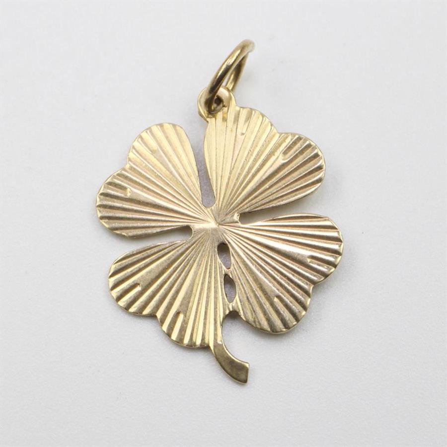 14k Gold 4 Leaf Clover Pendant | Property Room