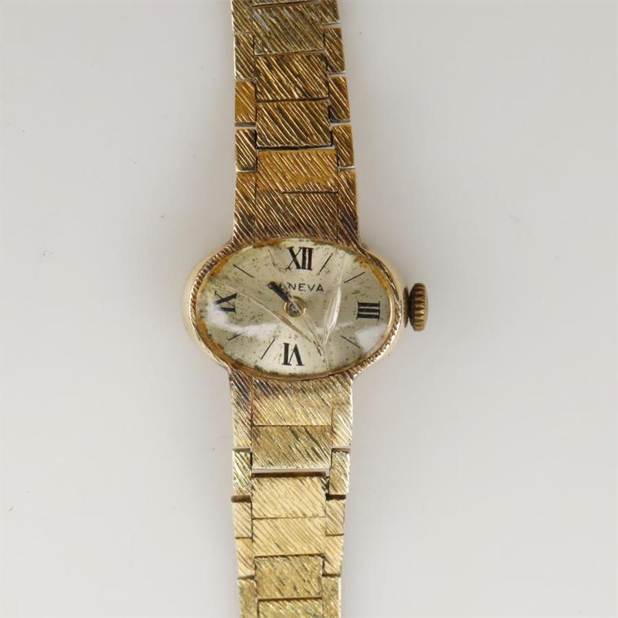 14kt Gold Eloga Watch Co. Geneva Watch | Property Room