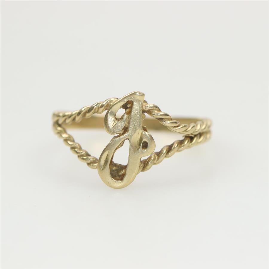 14kt Gold Twisted Rope Ring | Property Room