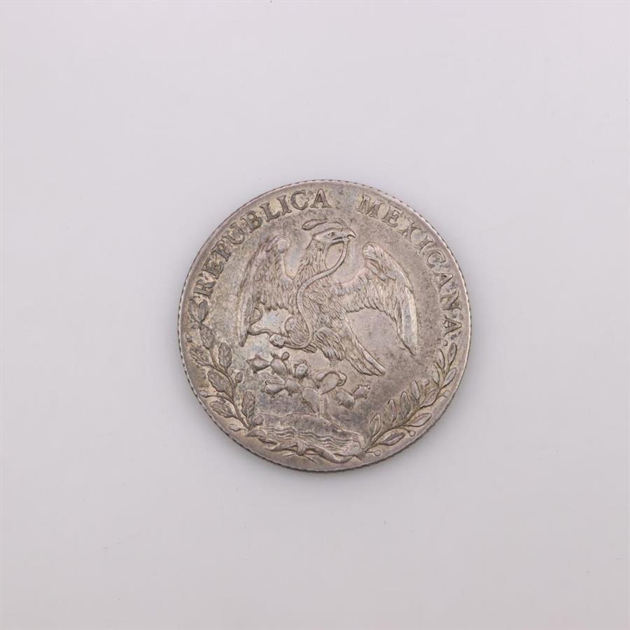 1890 Mexican Silver 8 Reales, Cap And Rays | Property Room