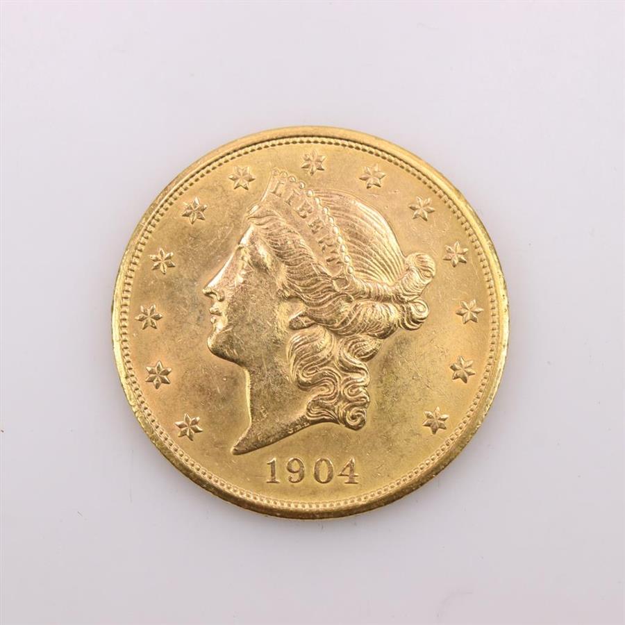 1904 Liberty Head Gold $20 Coin | Property Room