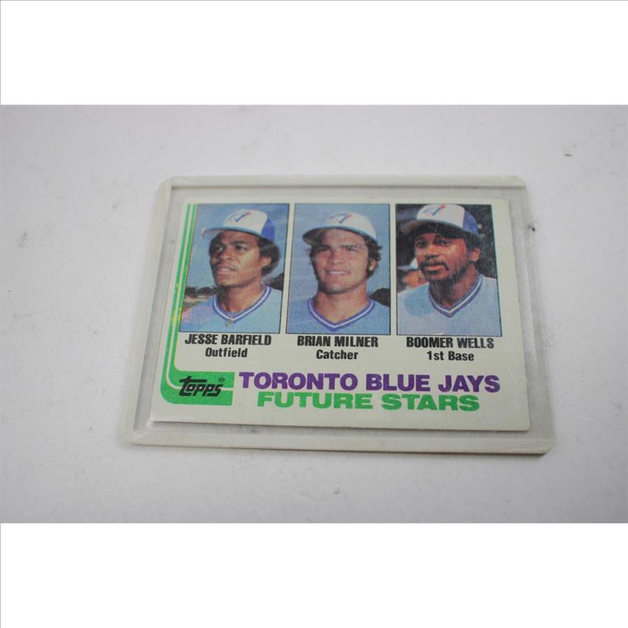 1982 Topps Future Stars Jesse Barfield Brian Milner Boomer Wells #203 ...