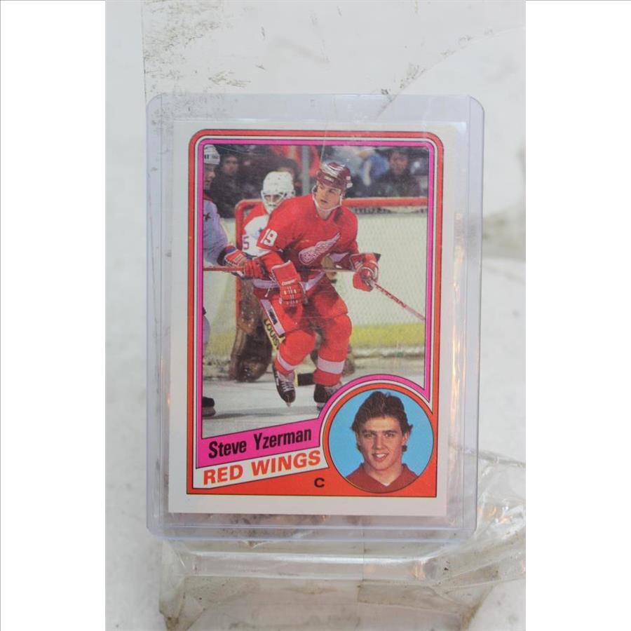 1984 Topps Steve Yzerman Rookie Card | Property Room
