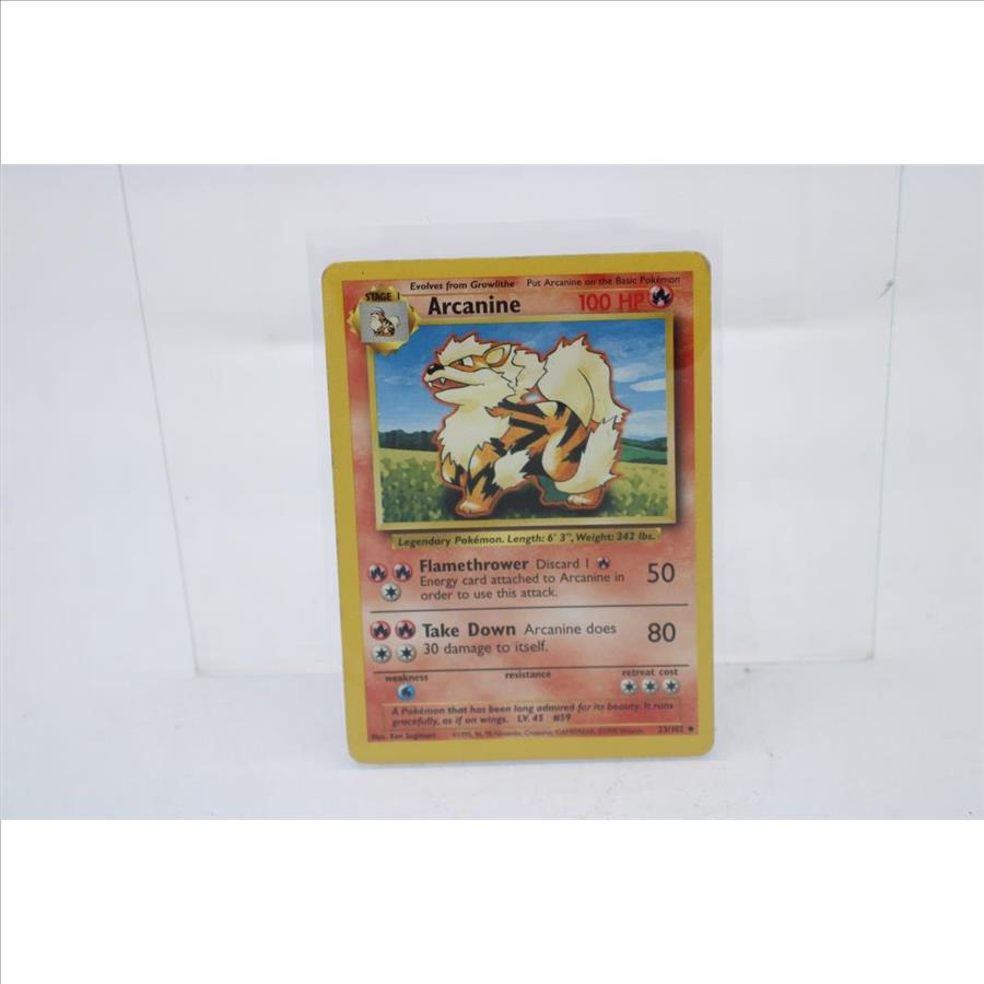1999 Pokemon WOTC Base Set Arcanine 23/102 | Property Room