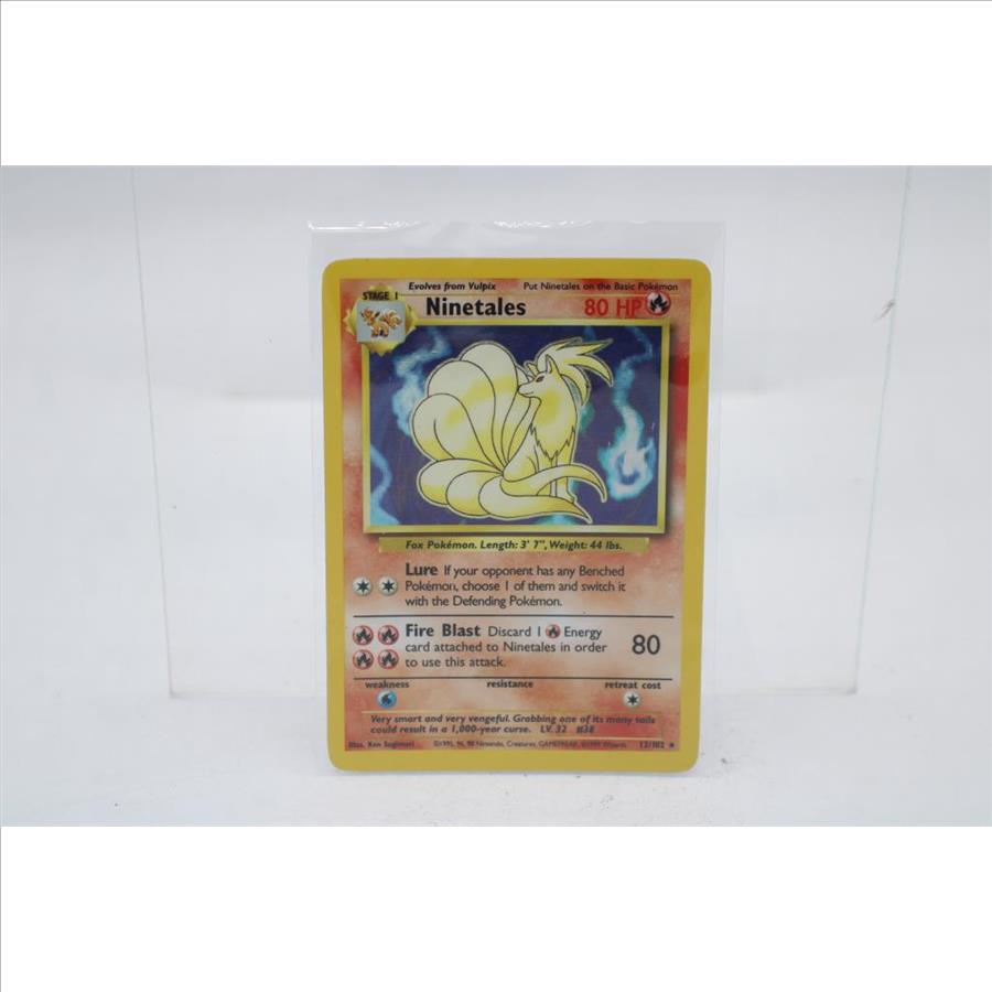 1999 Pokemon WOTC Base Set Holo Ninetales #12/102 | Property Room