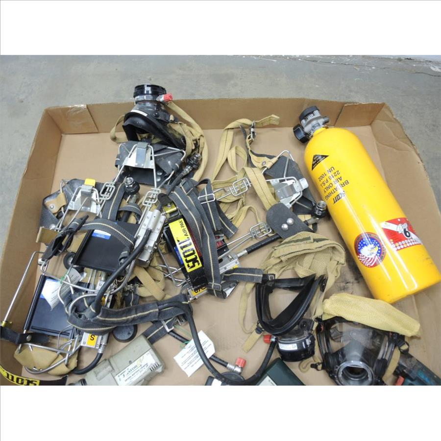 Scott SCBA Parts and More, 12 Pieces | Property Room