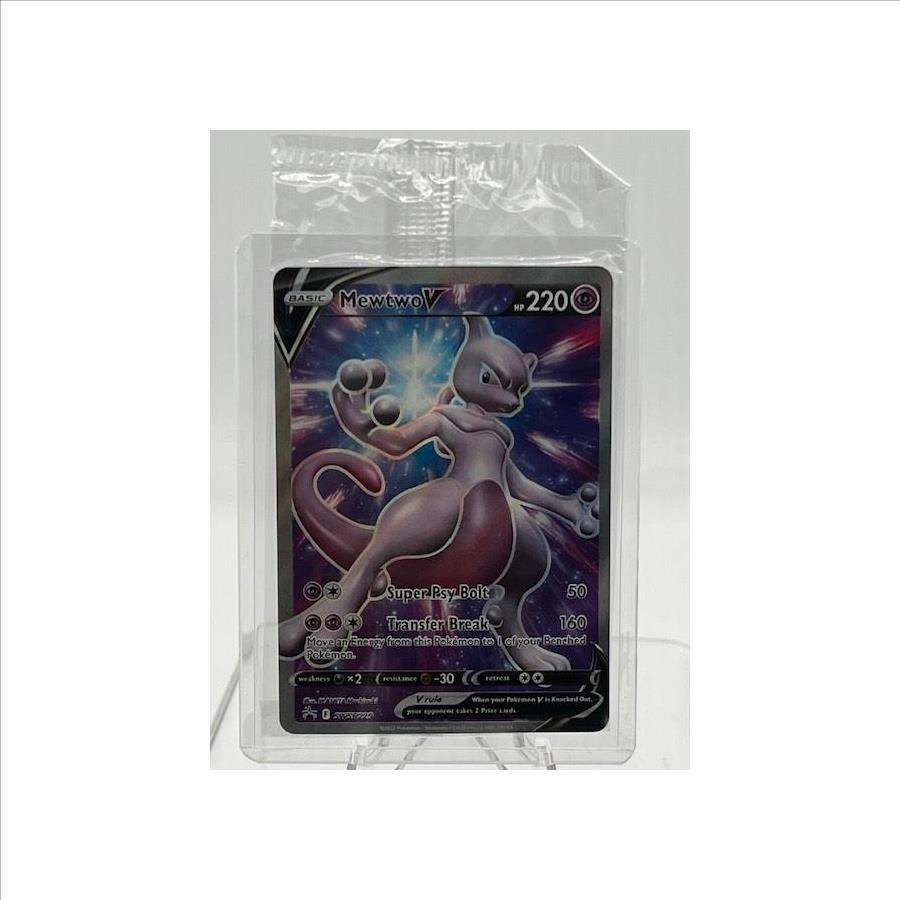 2022 Pokemon MewTwo V Sealed Promo Card SWSH229 FULL ART | Property Room