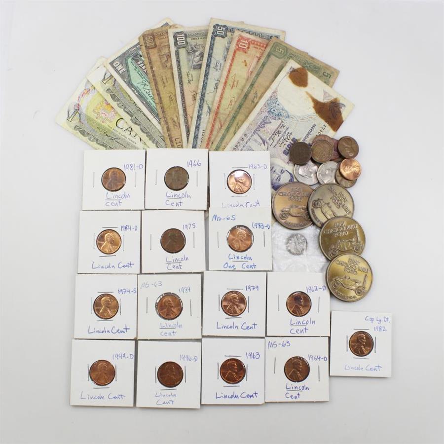 25+ US & Foreign Coins, Money, Tokens | Property Room