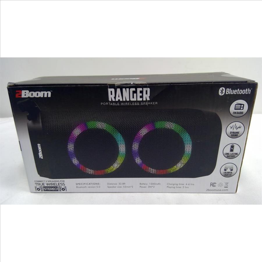 2Boom Ranger Wireless Speaker, Black | Property Room
