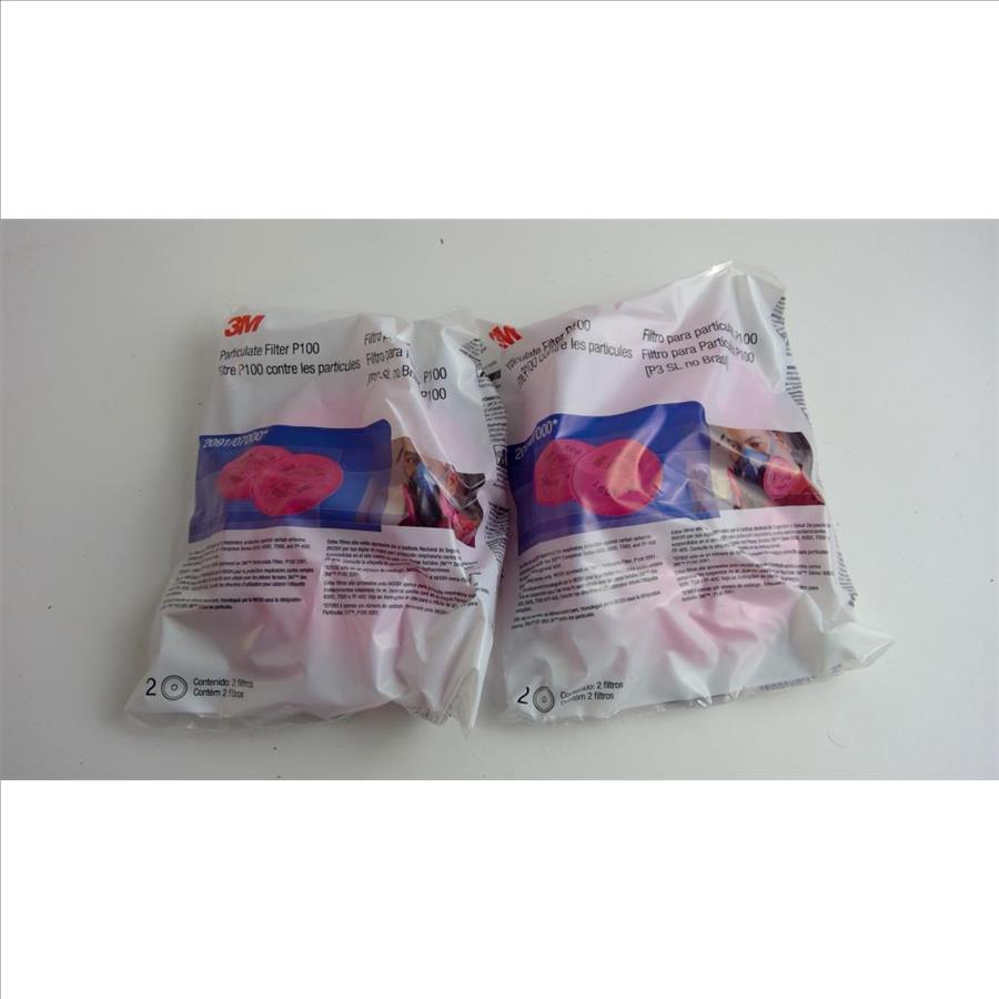 3M Particulate Filter P100, 2 Packages | Property Room