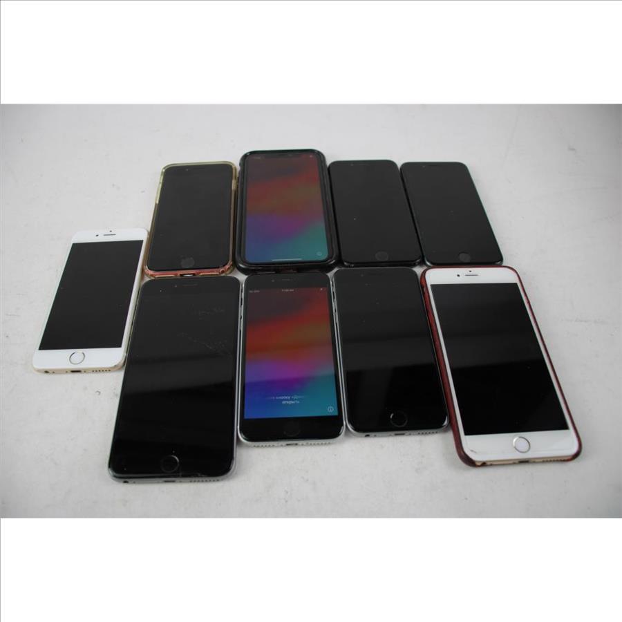 Apple IPhone Lot, 9 Pieces Sold For Parts | Property Room
