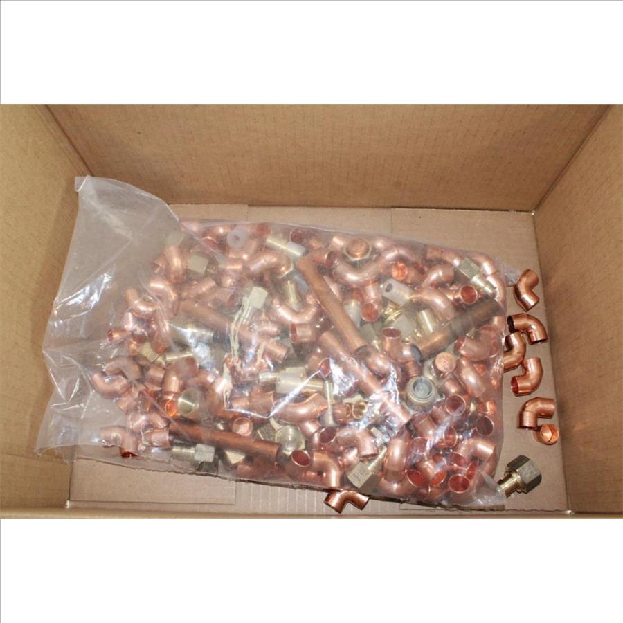 Assorted Copper & Brass Fittings, 25+ Pieces | Property Room