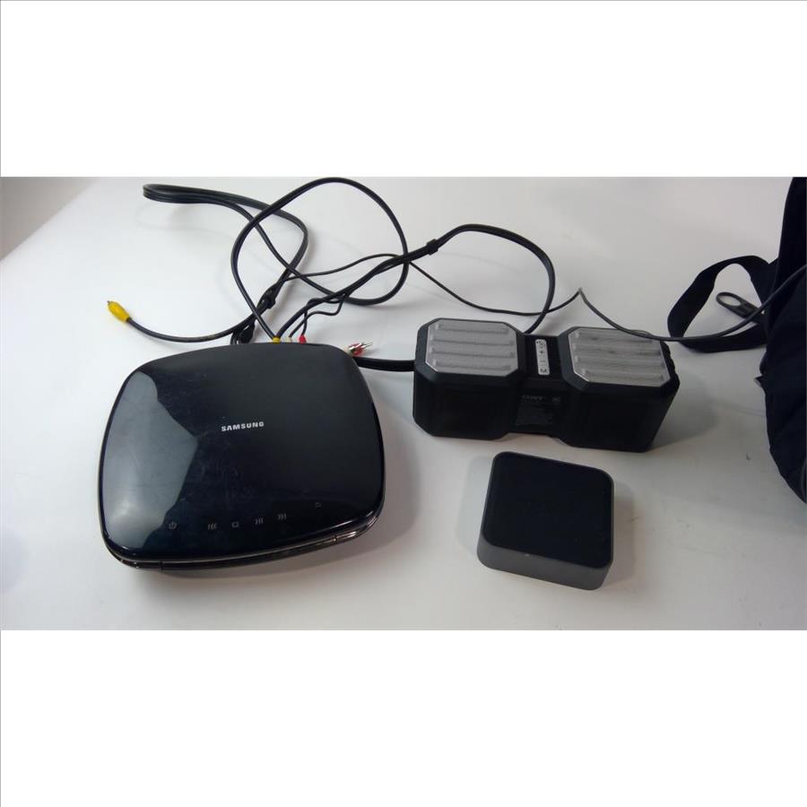 Backpack With Samsung DVD Player | Property Room