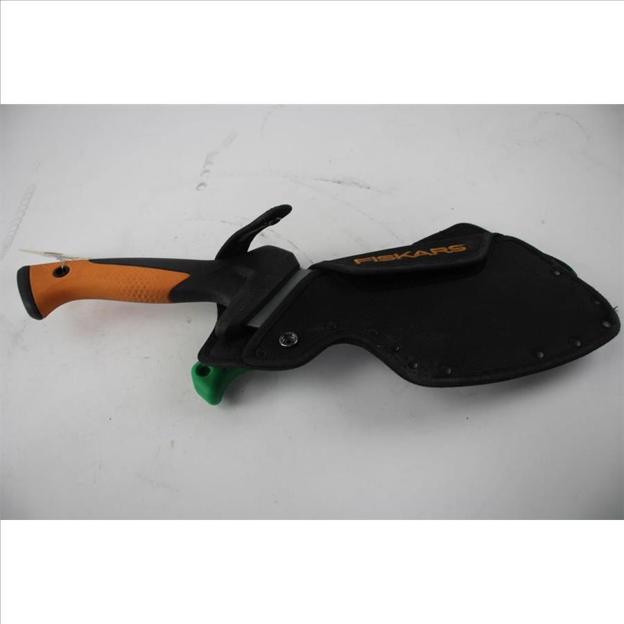 Black Axe With Green Handle Grip, And Fiskars Axe, 2 Pieces | Property Room