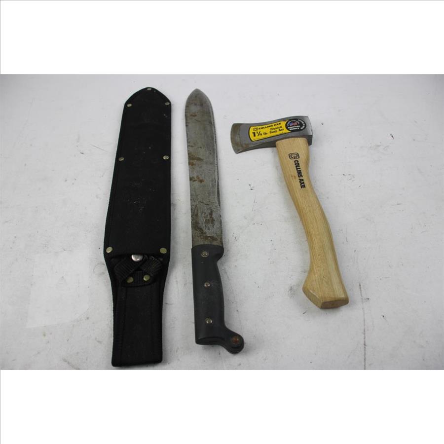Black Twin Ninja Swords, Hansa Ecuador No. 66 Machete And 1.24 LB ...