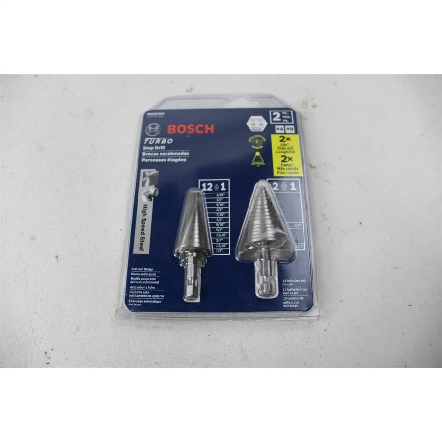 Bosch Turbo Step Drill Bit Set | Property Room
