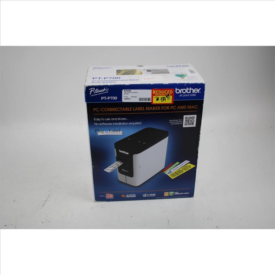 Brother P-Touch PC-Connectable Label Maker For PC And MAC | Property Room
