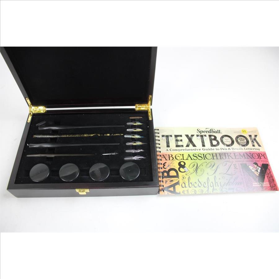 Brush Lettering Calligraphy Kit, Colour Pencils, Holy Bible New King ...