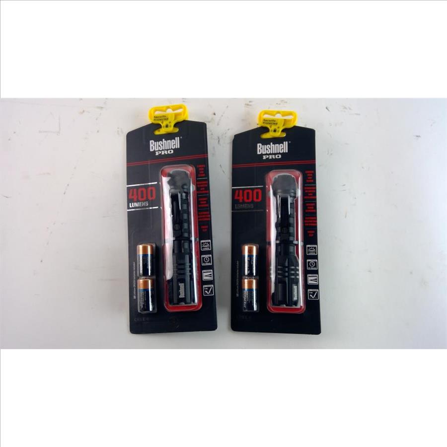 Bushnell Pro 400 Lumen Flashlights, 2 Pieces | Property Room
