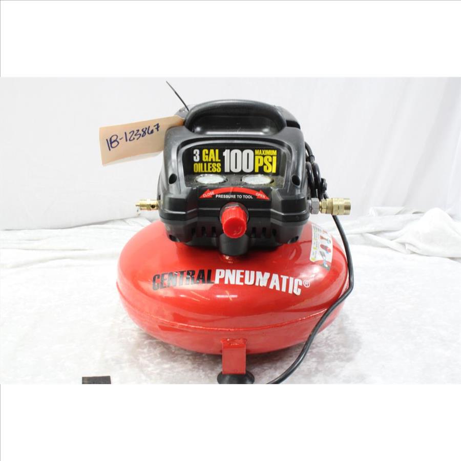 Central Pneumatic 3 Gallon 100 Psi Air Compressor | Property Room