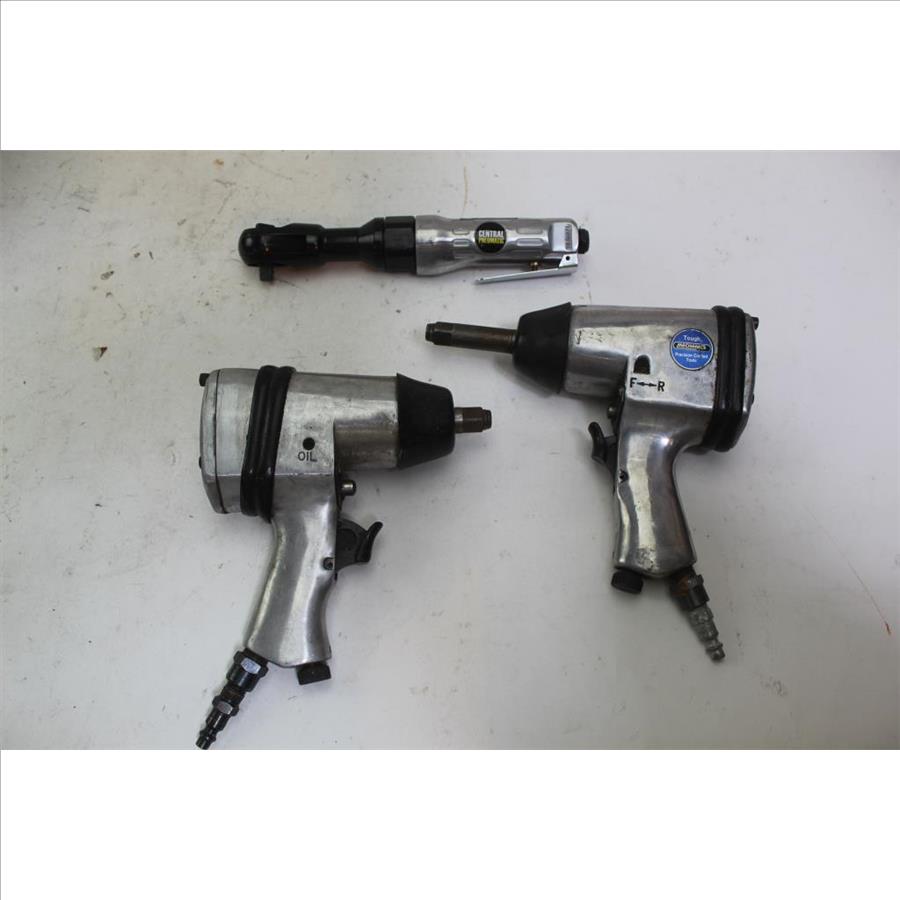 Central Pneumatic Professional Air Ratchet & Air Impact Wrenches; 3 ...