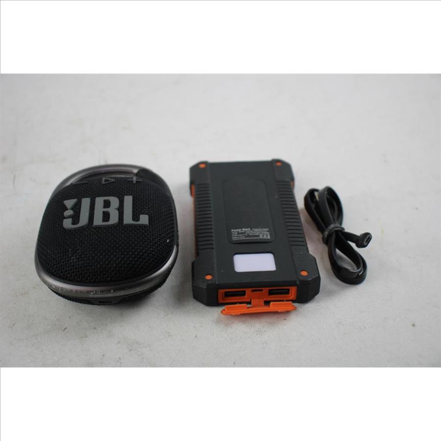 Charge Worx Portable Power Bank, JBL Clip4 Portable Speaker, 2 Pieces ...