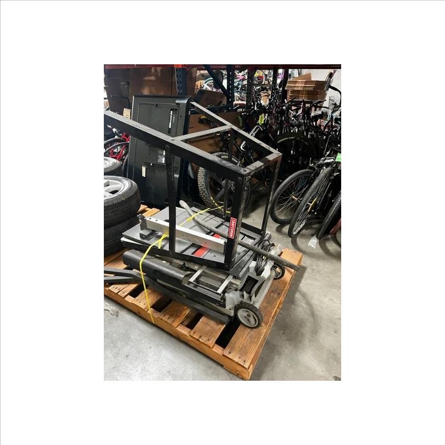 Craftsman 10 Inch Table Saw And Cement Mixer | Property Room