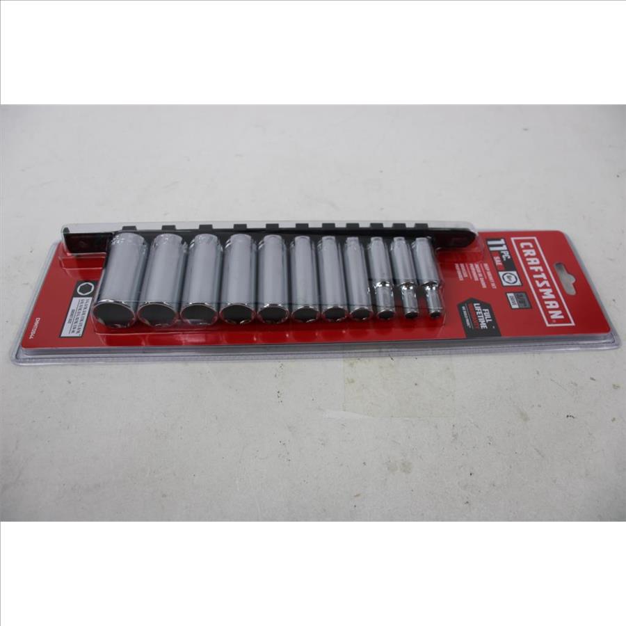 Craftsman 3/8" Drive 11 Pc. SAE Deep Socket Set | Property Room