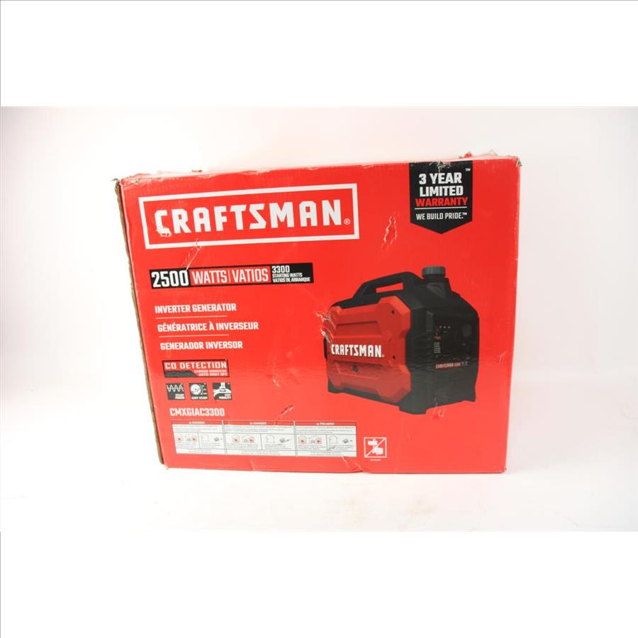 Craftsman GAsoline Portable Inverter Generator, CMXGIAC3300 | Property Room