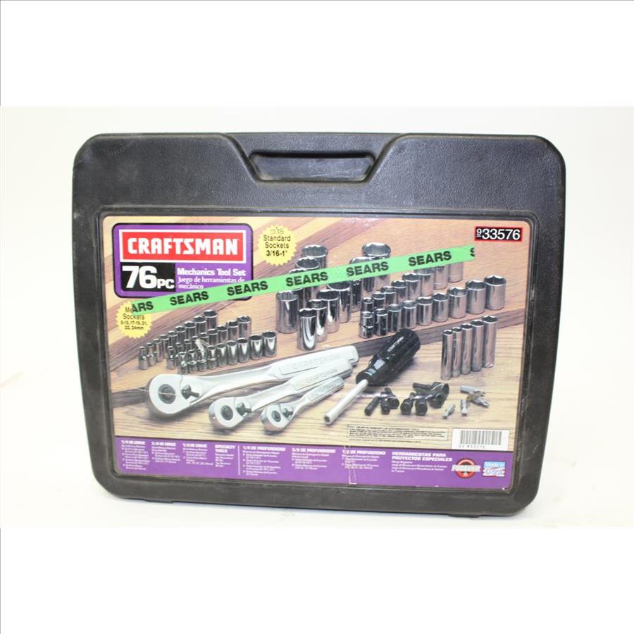 Craftsman 76 piece socket set store