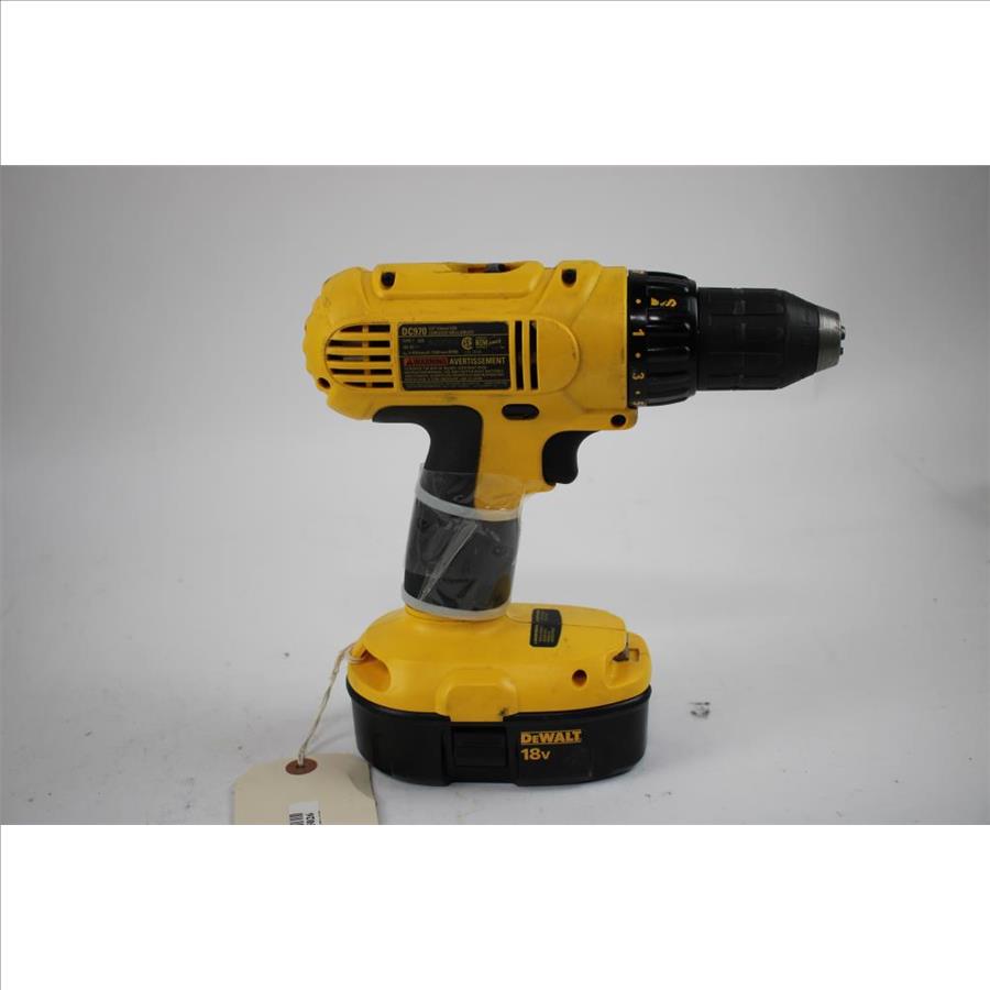 DeWalt 1/2" Cordless Drill/Driver, DC970 | Property Room