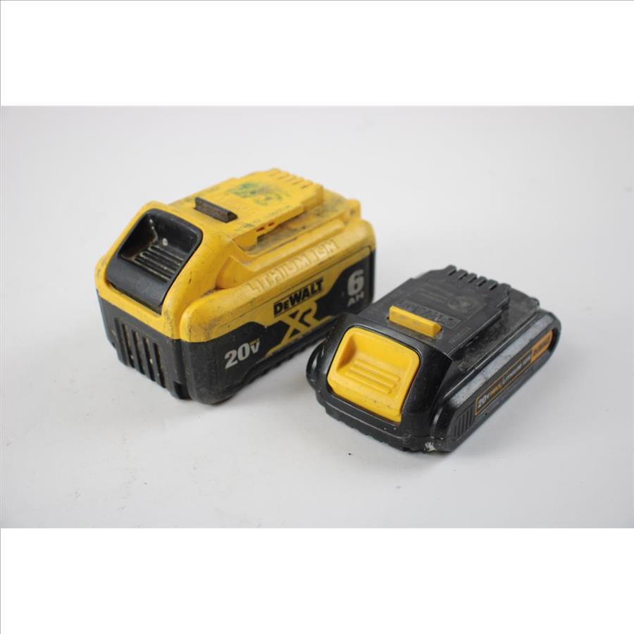 DeWalt 20V Battery Packs, 2 Pieces, DCB201/DCB206 | Property Room