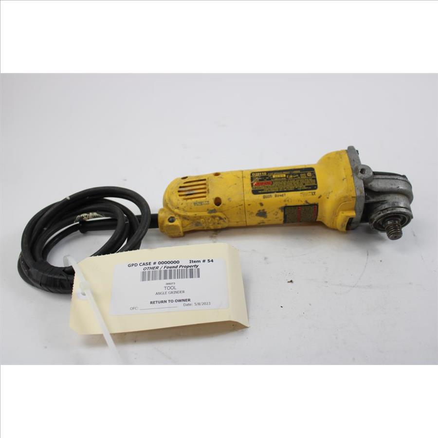 Dewalt 4 1/2" Angle Grinder | Property Room