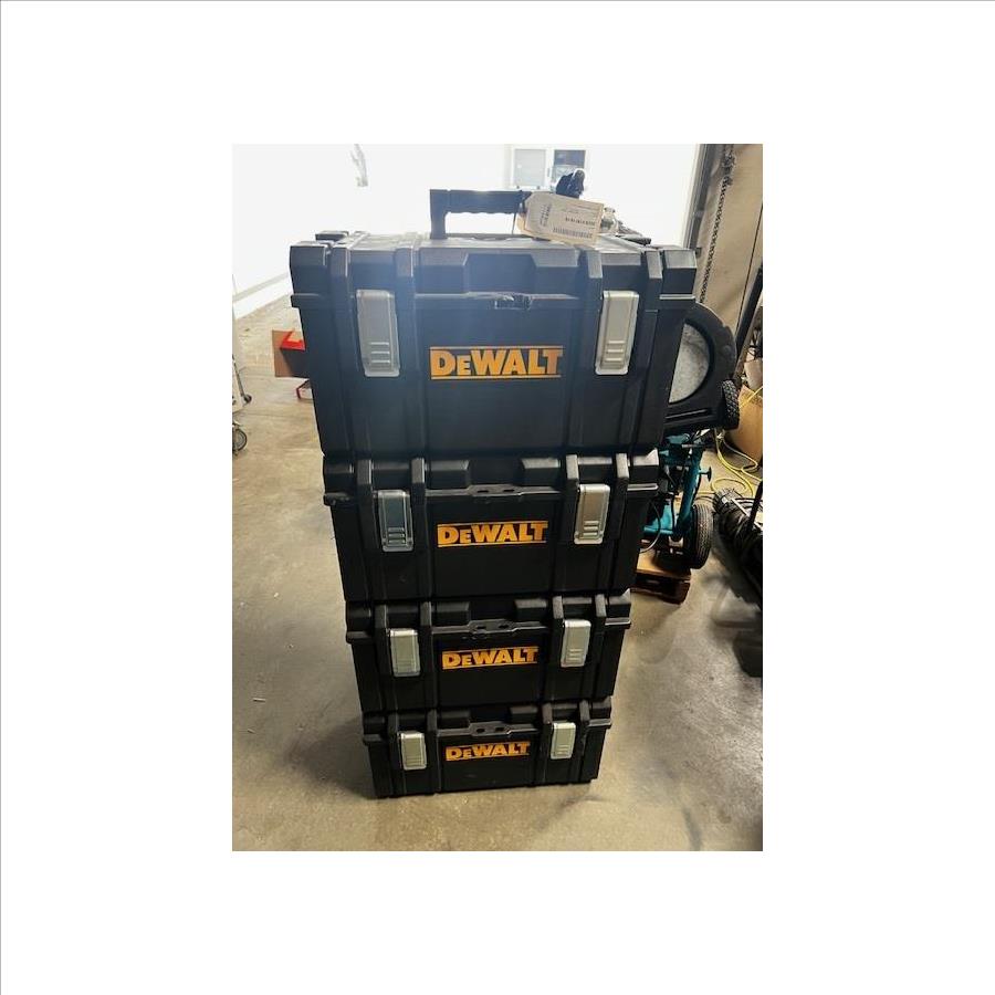 DeWalt Stacking Tool Boxes With Tools | Property Room