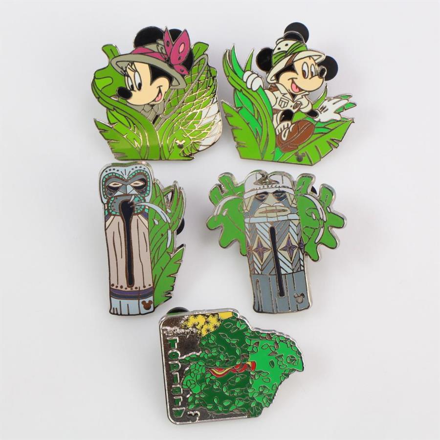 Disney Pin Collection Including Minnie Mouse Safari Butterfly Net, 5 ...