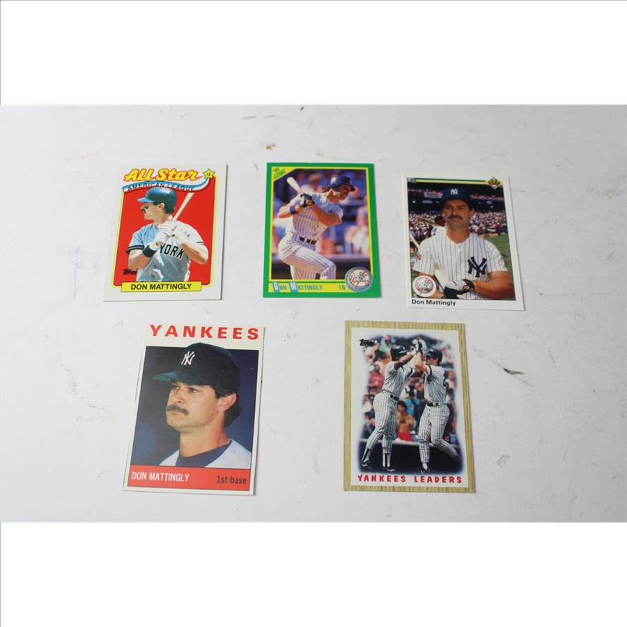 Don Mattingly Trading Card Lot | Property Room