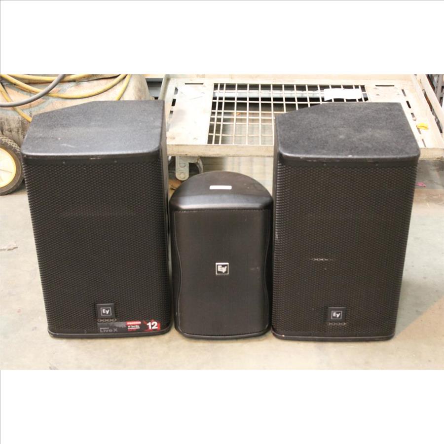 Electro Voice Zx1i-100, EXL 112P Audio Speakers: 3 Items | Property Room