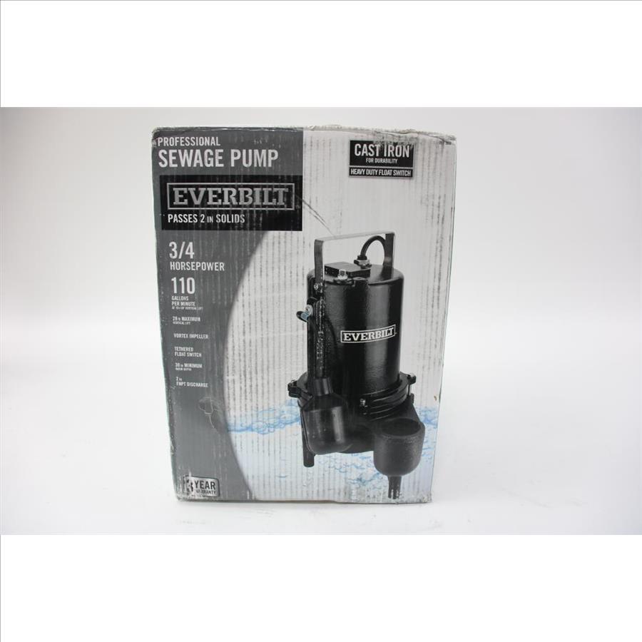 Everbilt Cast Iron Sewage Pump | Property Room