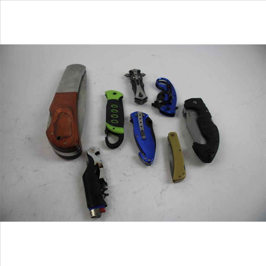 Falcon Switch Knife, UST Switch Knife, And More, 7+ Pieces | Property Room