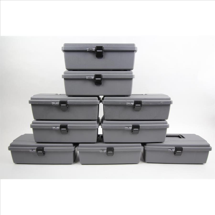 Flambeau Products Plastic Toolboxes, 9 Pieces | Property Room