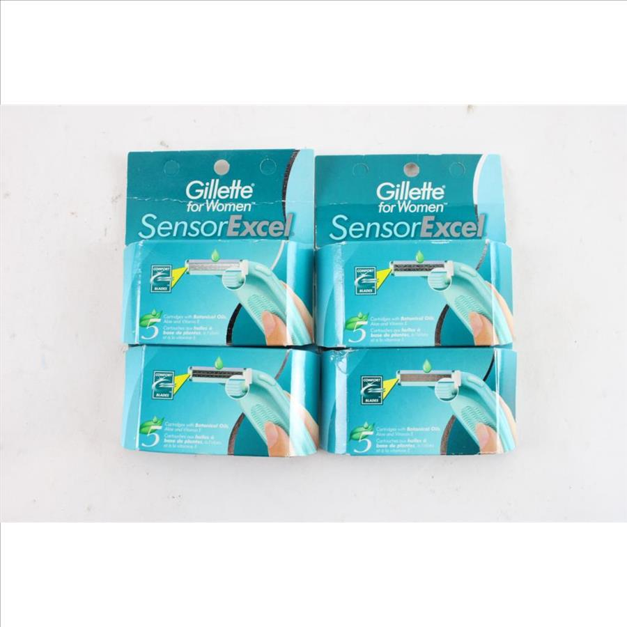 Gillette Sensor Excel Blades, 4 Pieces | Property Room