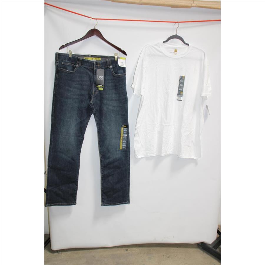 Gold Toe T-shirt And Lee Jeans | Property Room