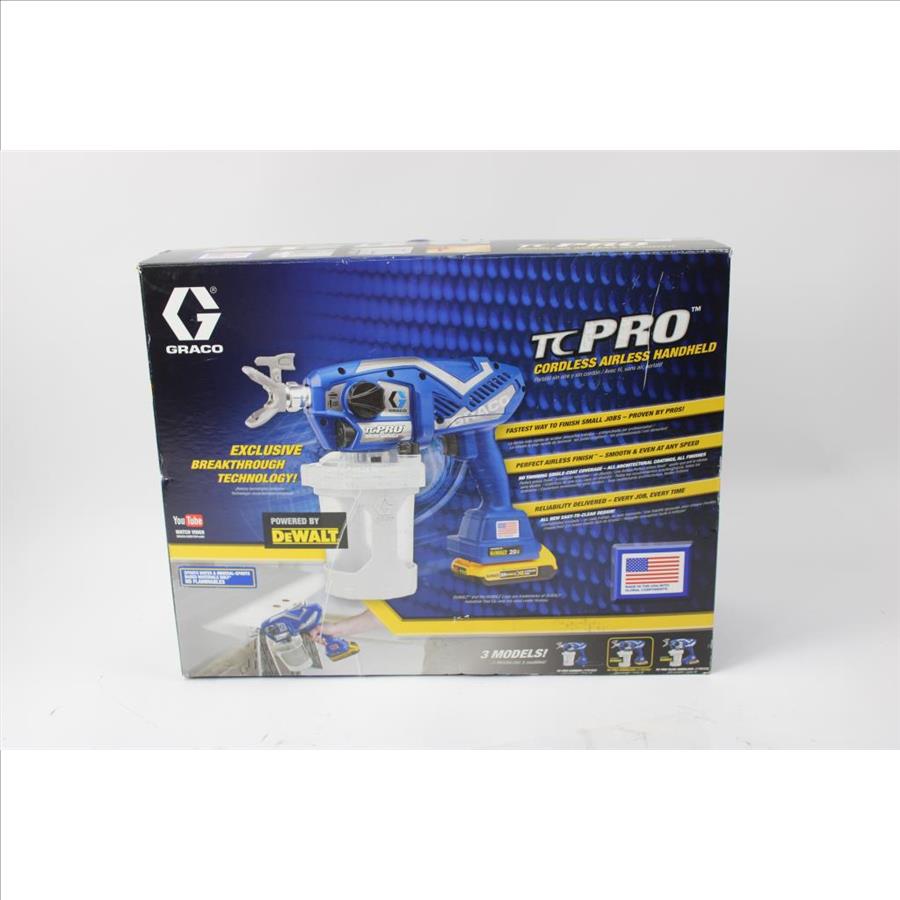 Graco TC Pro Cordless Airless Handheld Paint Sprayer | Property Room