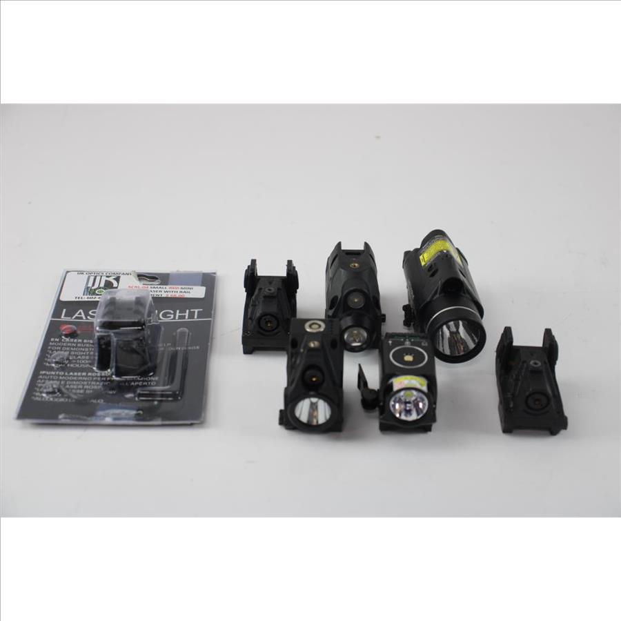 Gun Flashlight & Laser Attachment Lot, 7 Pieces | Property Room