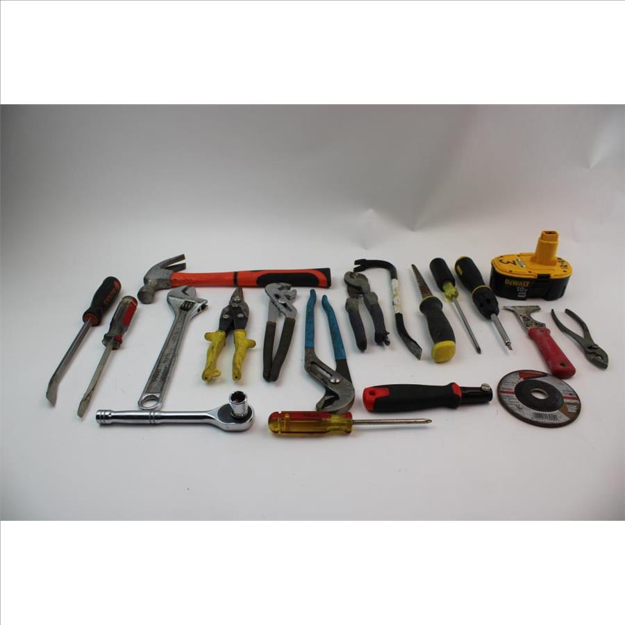 Hammer, Saw, Pry Bar, Crescent Wrench, Shear, Ratchet And More: 10 ...