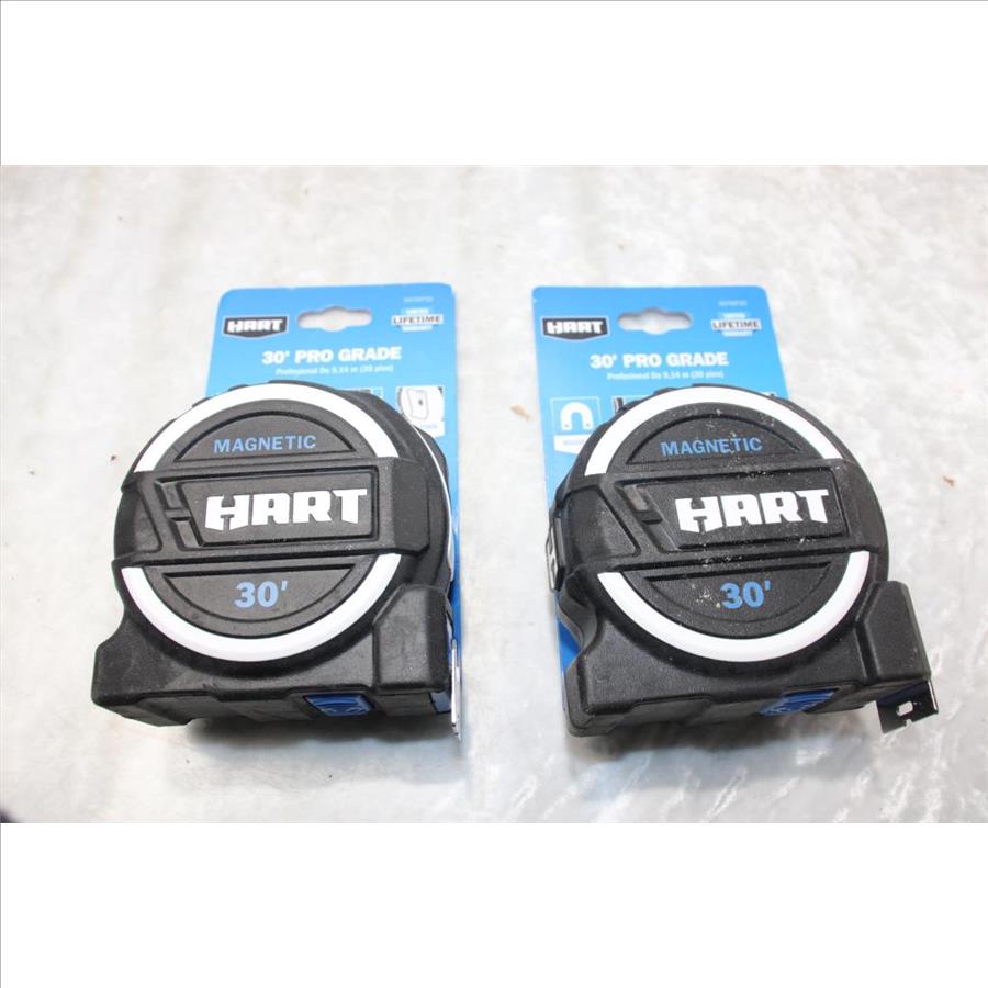 Hart 30' Pro Grade Magnetic Measuring Tape (2 Pieces) | Property Room