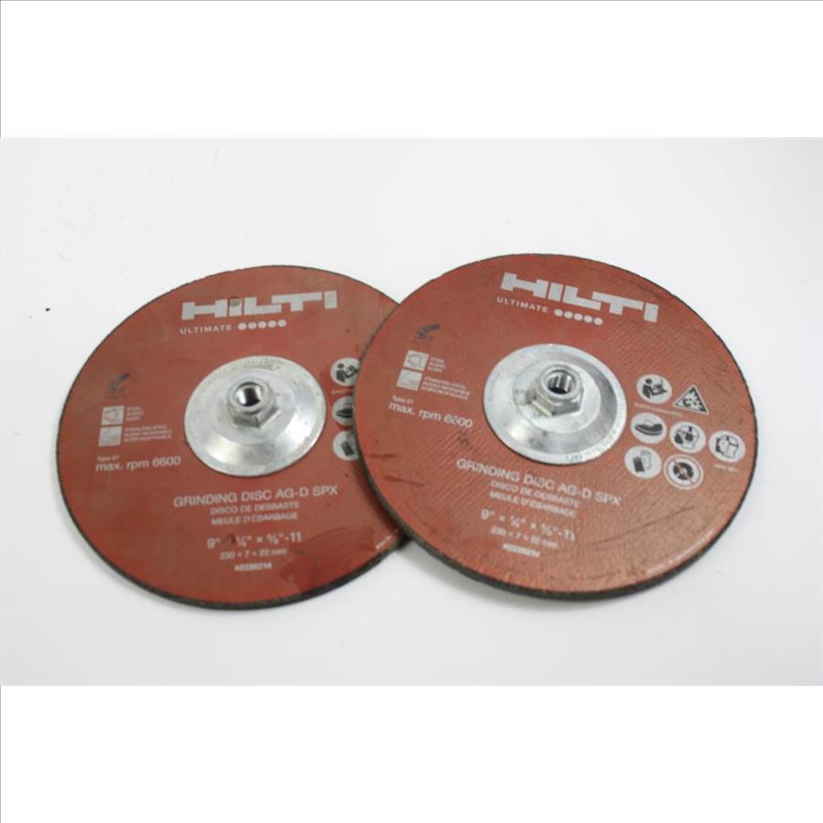 Hilti Grinding Disc AG-D SPX, 2 Pieces | Property Room