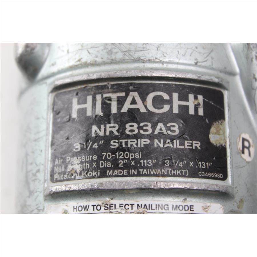 Hitachi NR83A3 Air Strip Nailer | Property Room